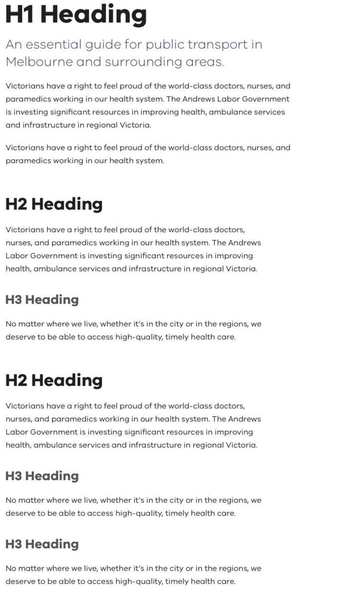 Typography and accessible colour - digital guides | vic.gov.au