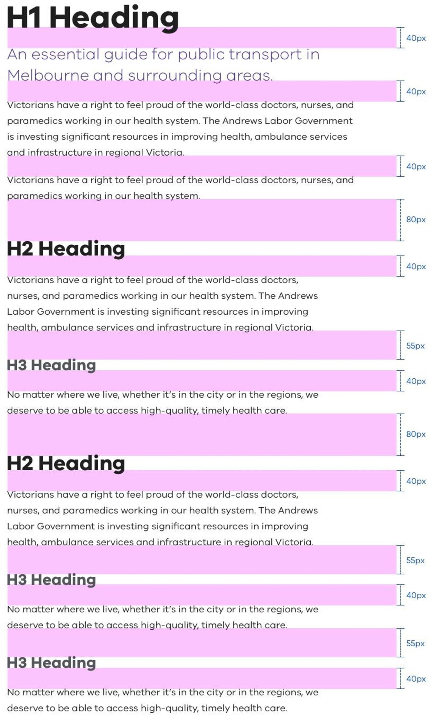 Typography and accessible colour - digital guides | vic.gov.au