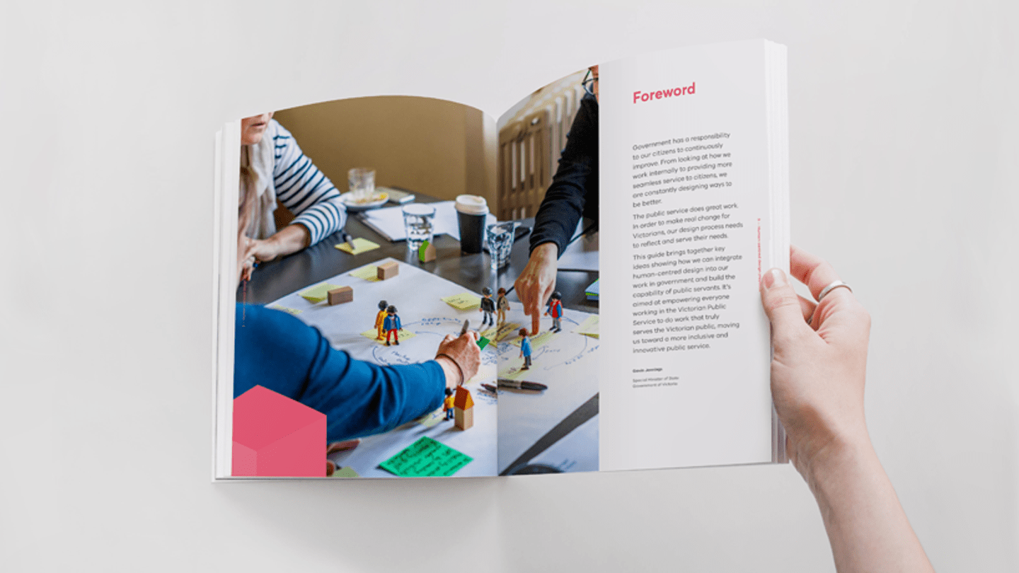 Take a look at the Human-Centred Design Playbook | vic.gov.au