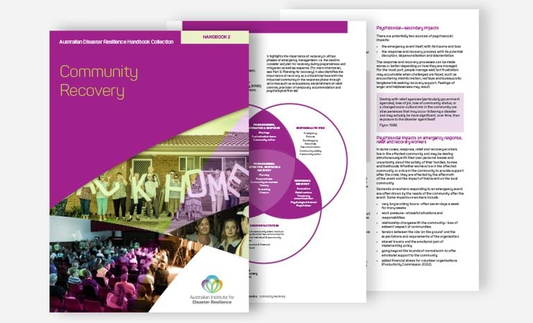 Community Recovery - Handbook 2 | vic.gov.au