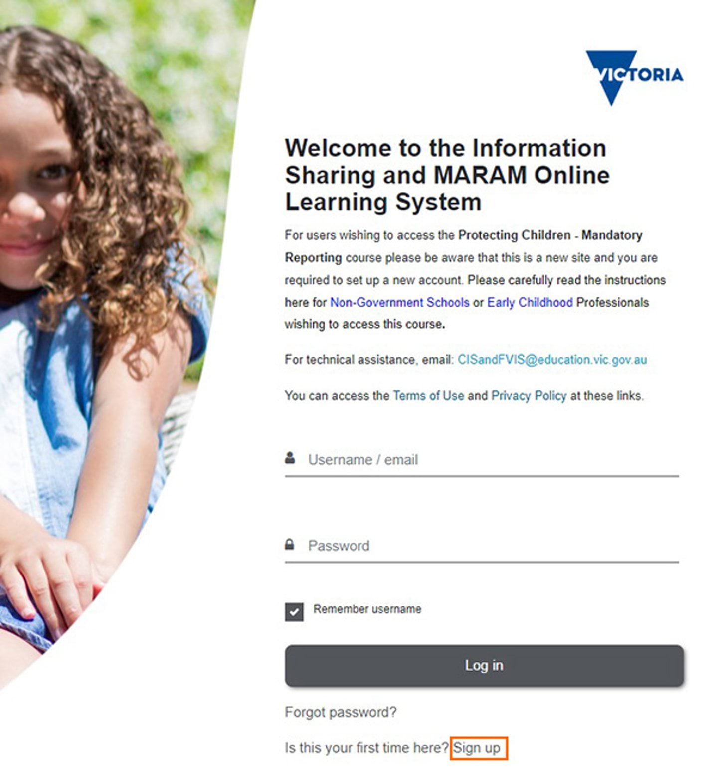 Create an Information Sharing and MARAM online training account | vic ...