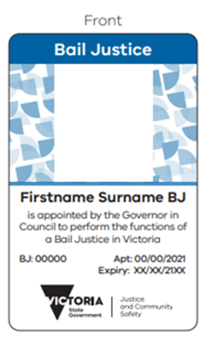 Order an honorary justice photo identification card | vic.gov.au