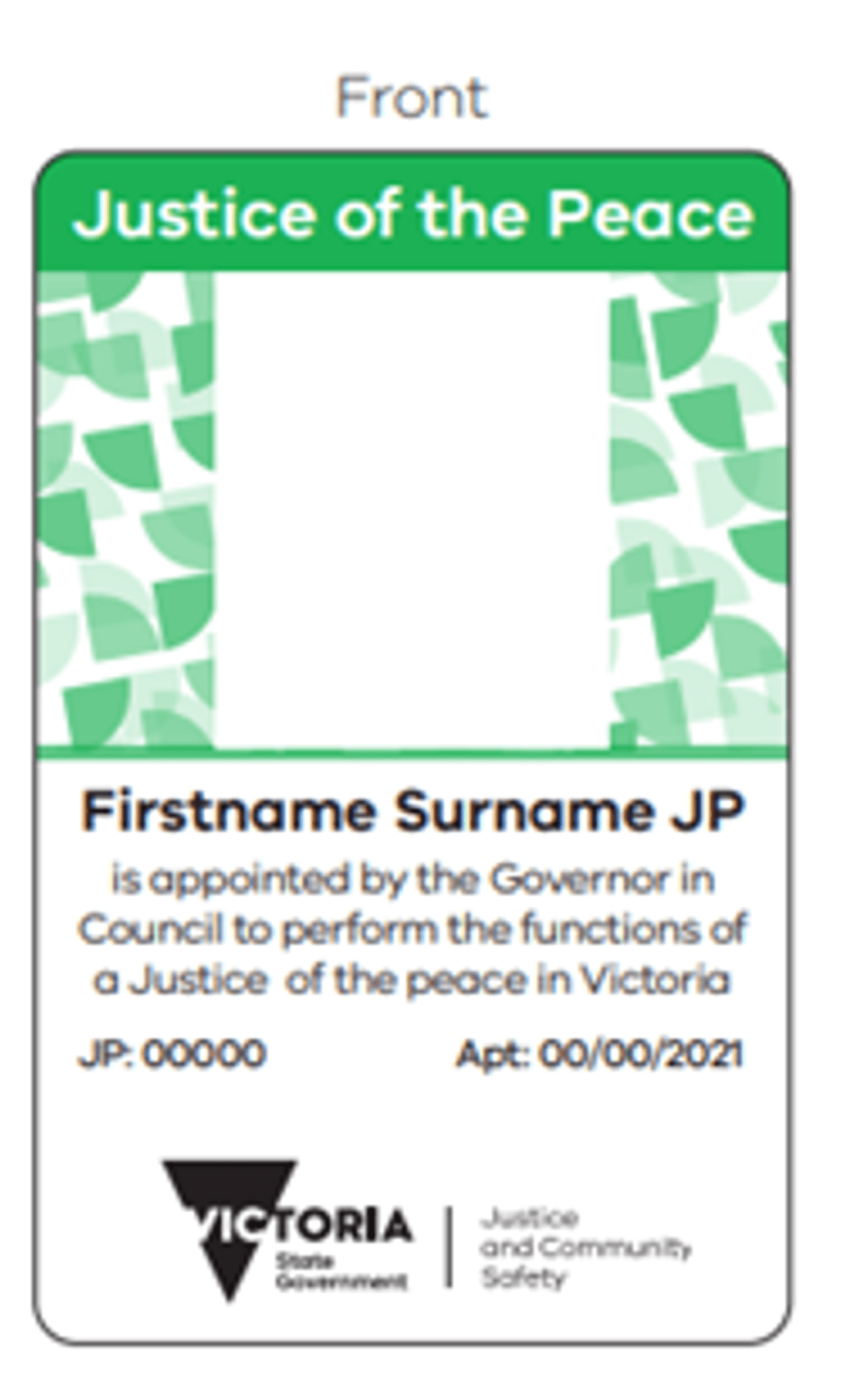 Order an honorary justice photo identification card | vic.gov.au