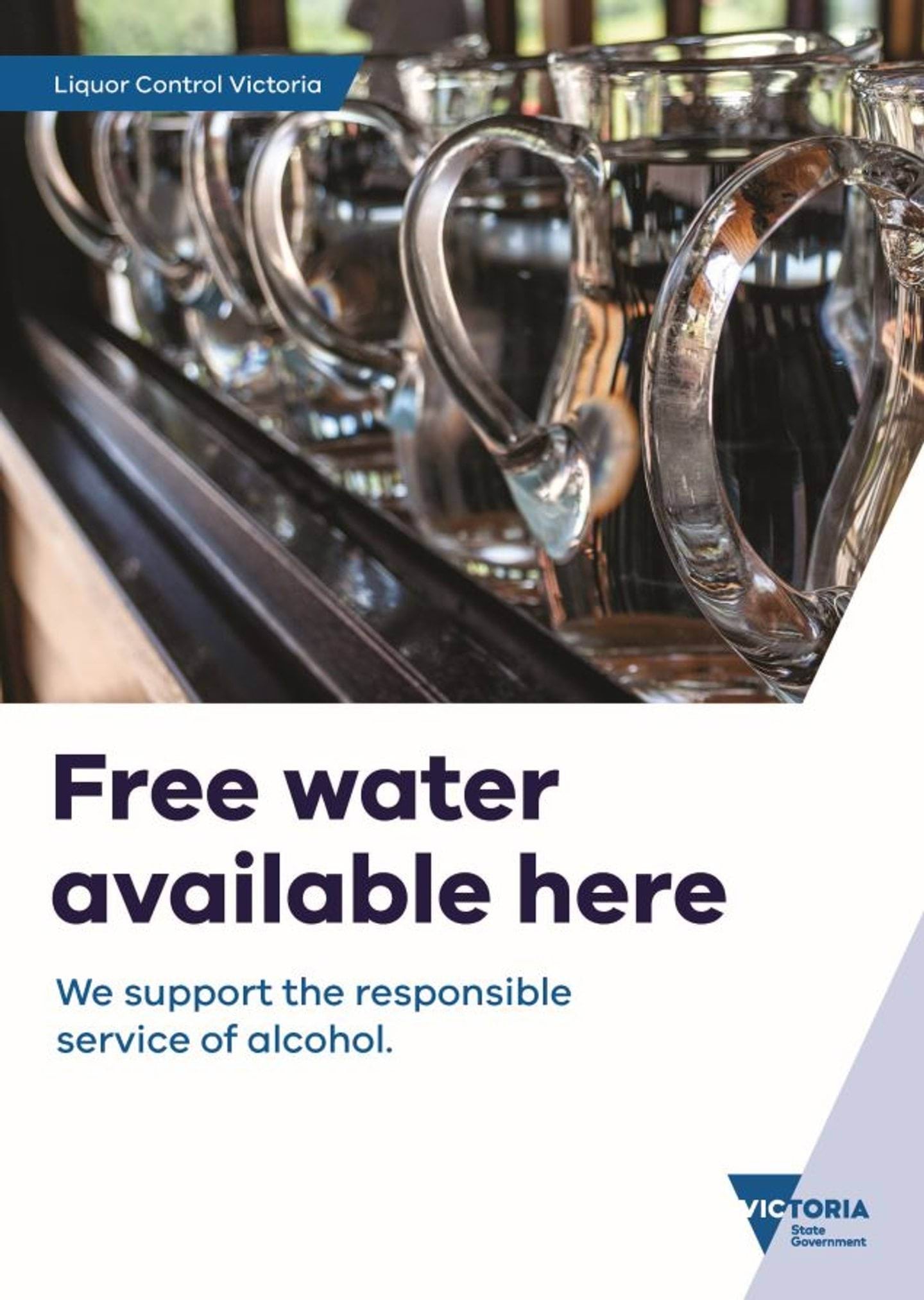 Signs to display where customers buy alcohol | vic.gov.au