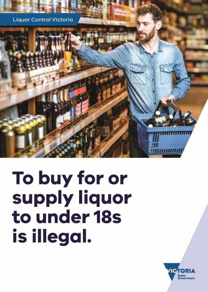Signs to display where customers buy alcohol | vic.gov.au