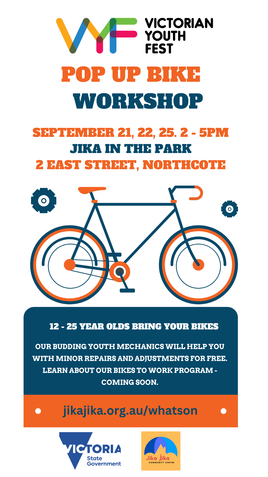 Pop-up bike masterclasses | vic.gov.au