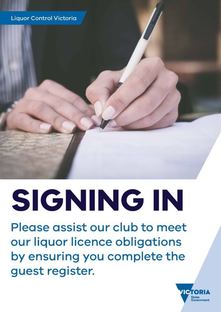 Signs to display where customers buy alcohol | vic.gov.au