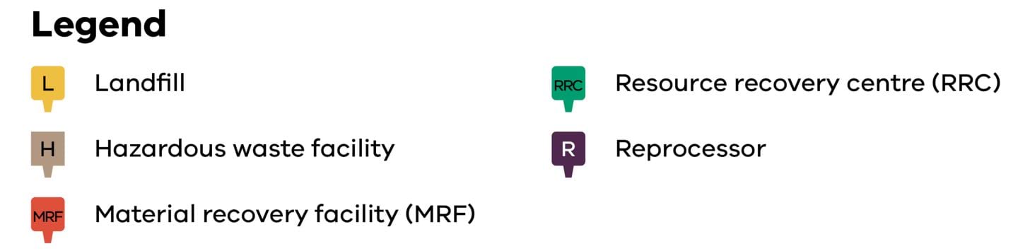 Victoria's waste and resource recovery infrastructure map | vic.gov.au