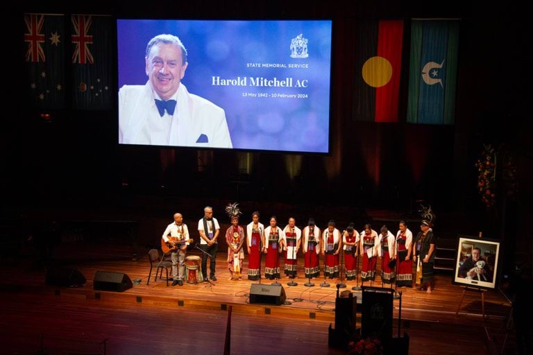 State Memorial Service for Harold Mitchell AC | vic.gov.au