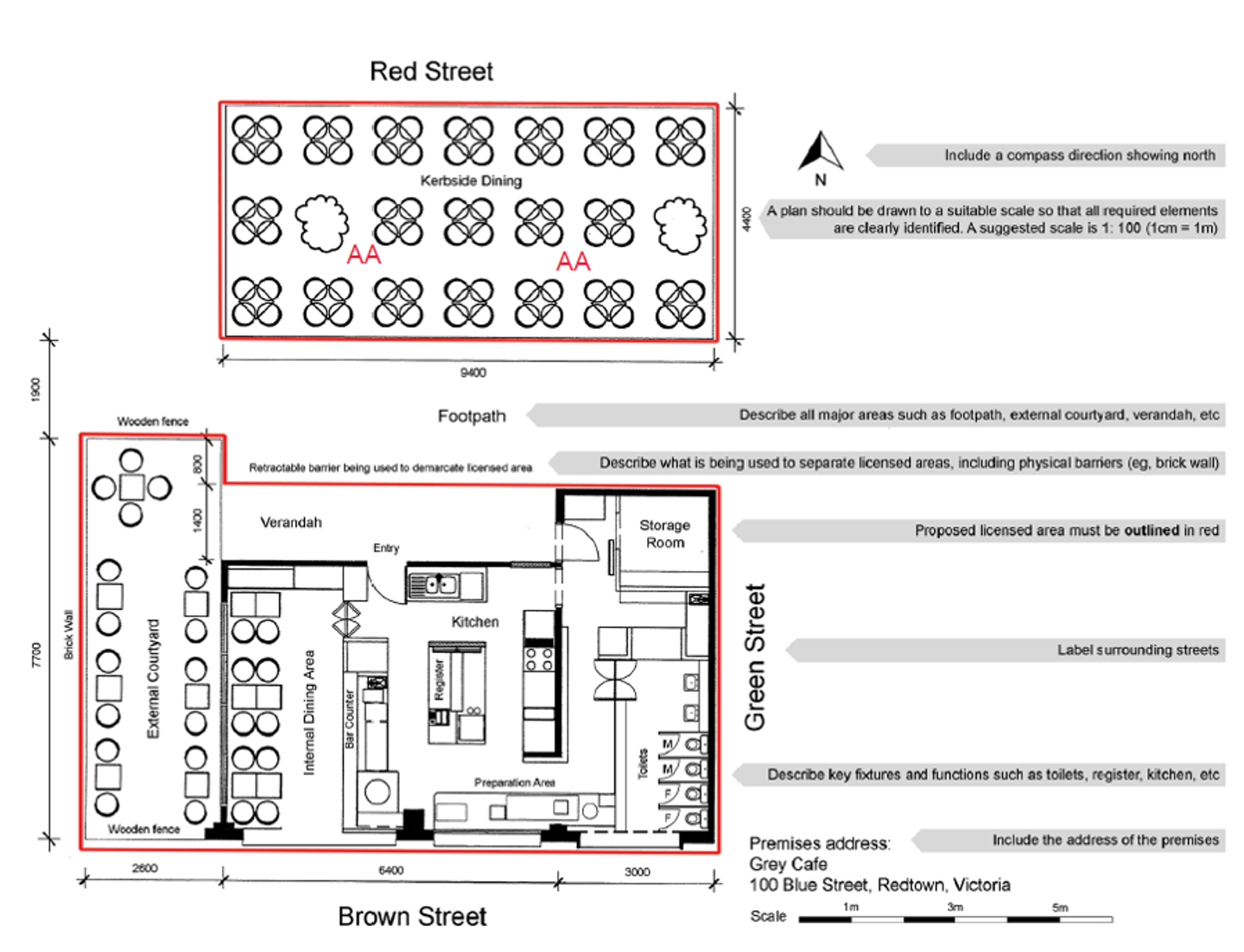 Red line plan for licensed premises | vic.gov.au