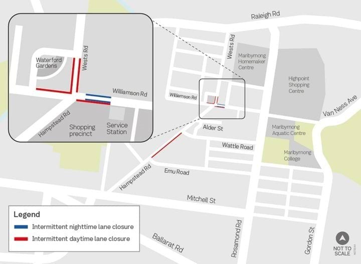 Night works and temporary lane closures | vic.gov.au