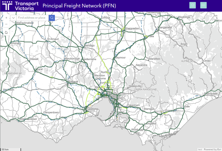 Principal Freight Network | vic.gov.au