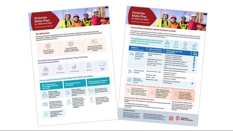 Victorian Skills Plan | vic.gov.au