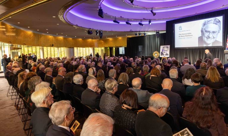 State Memorial Service for The Honourable Dr Race Mathews | vic.gov.au