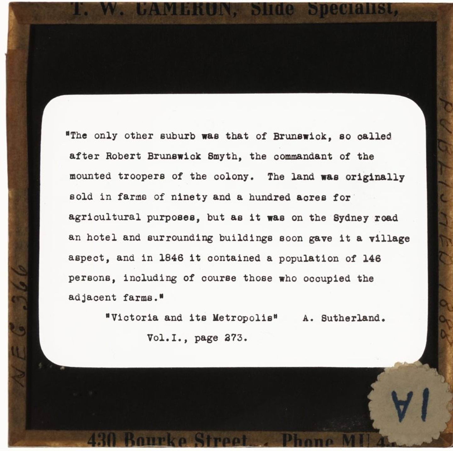 Stories from our public records: Brunswick Historical Association | vic ...